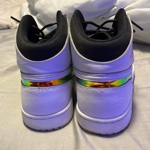 Jordan | Shoes | Air Jordan Rainbow Swoosh With Nice Glare | Poshmark